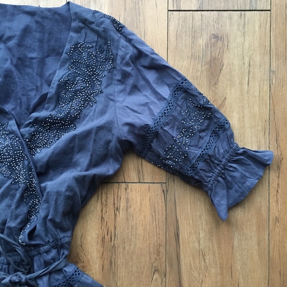 Love Sam | Dresses | Nwot Love Sam Embellish Beaded Quartersleeve Dress ...